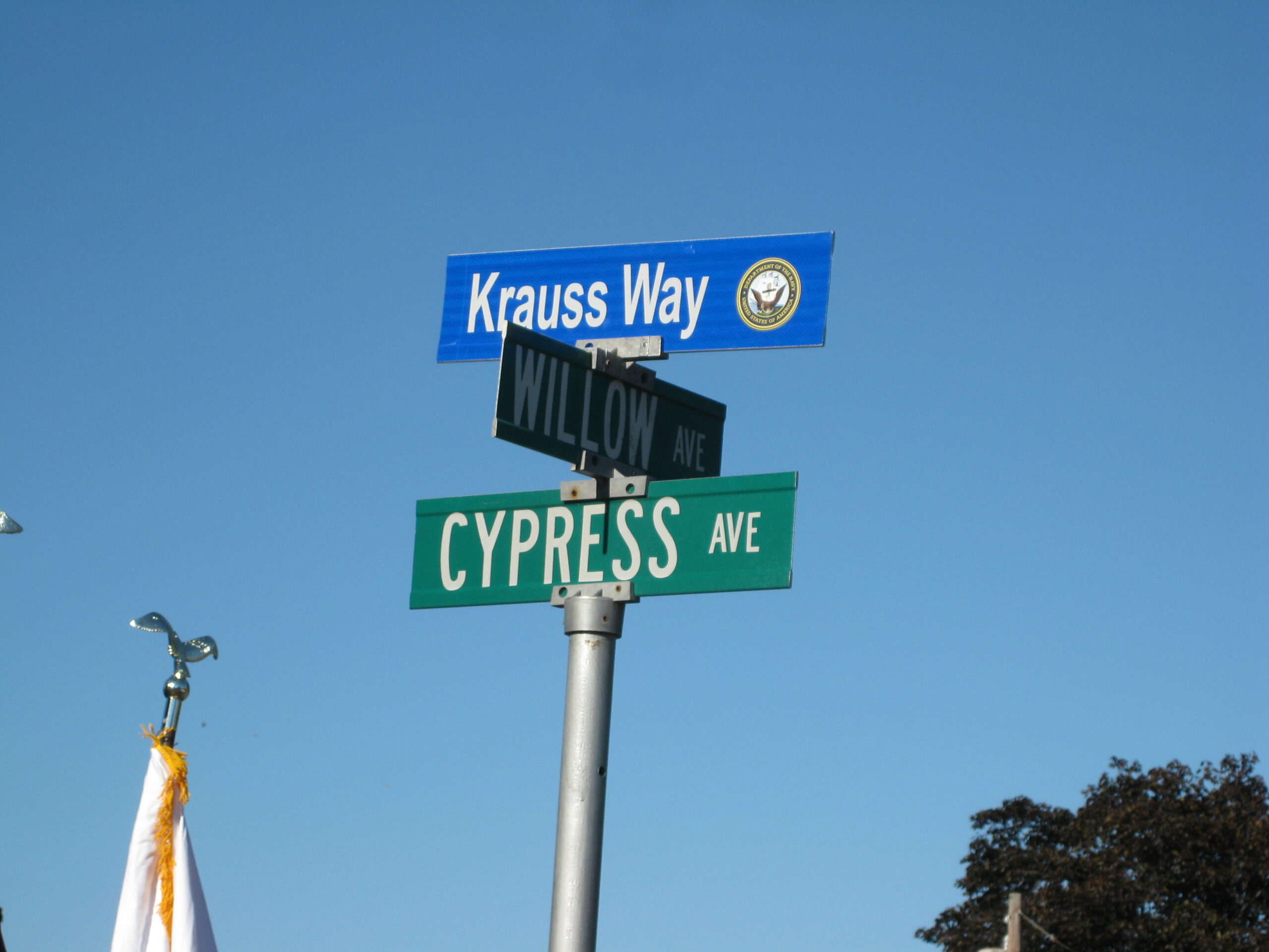 August 2016 Veteran Street Sign Ceremony - Krauss Way - Township of ...