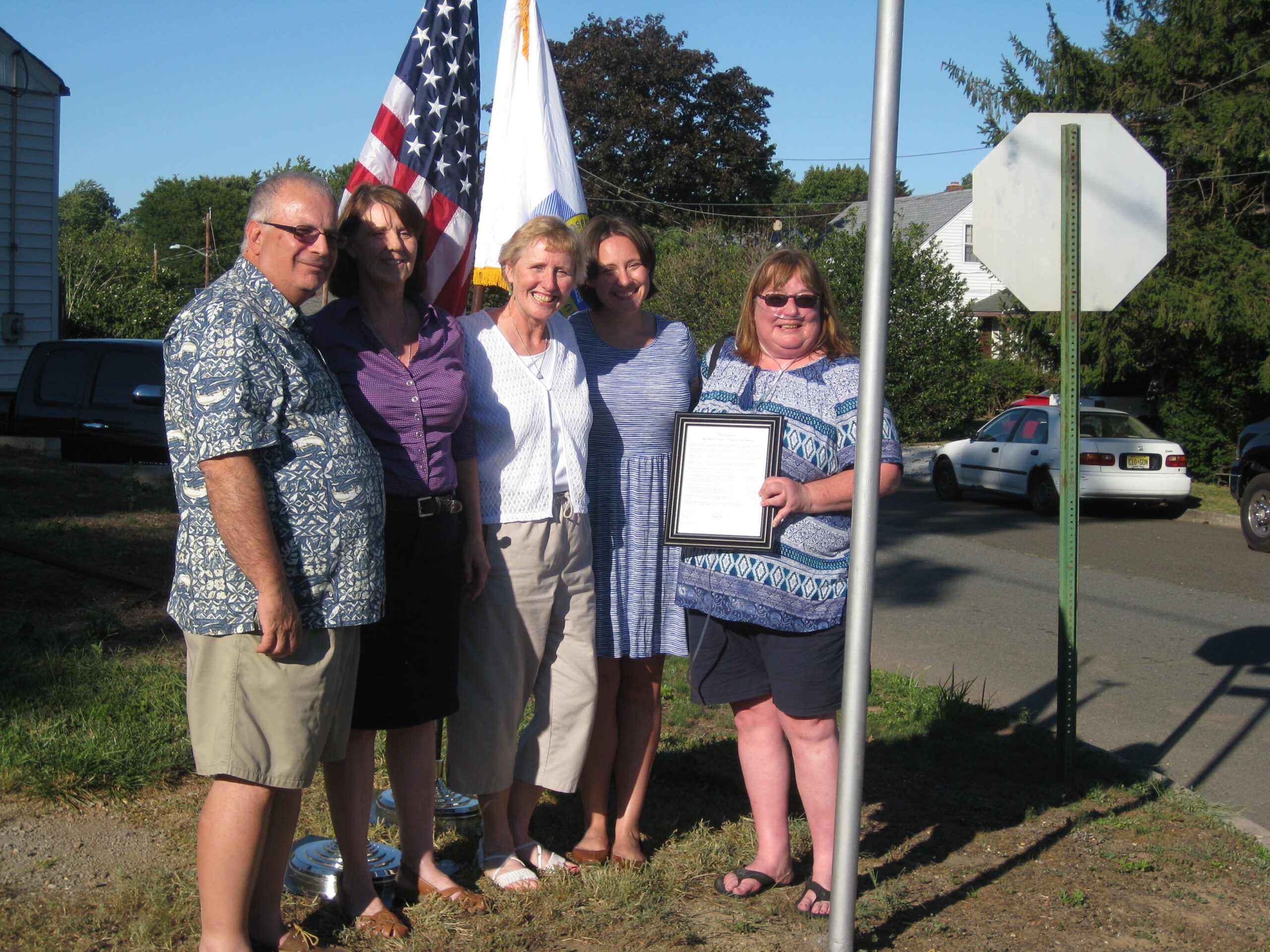 August 2016 Veteran Street Sign Ceremony - Krauss Way - Township of ...