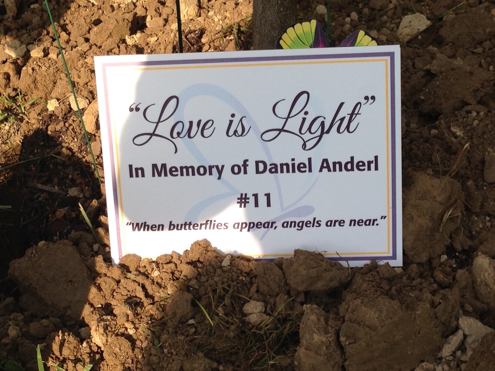 Tree Dedication Ceremony in Memory of Daniel Anderl - Township of North ...